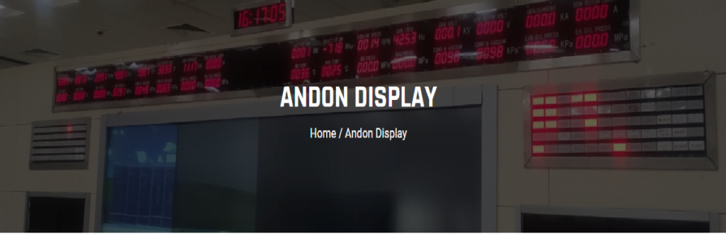 Andon Display - Electromed Engineer